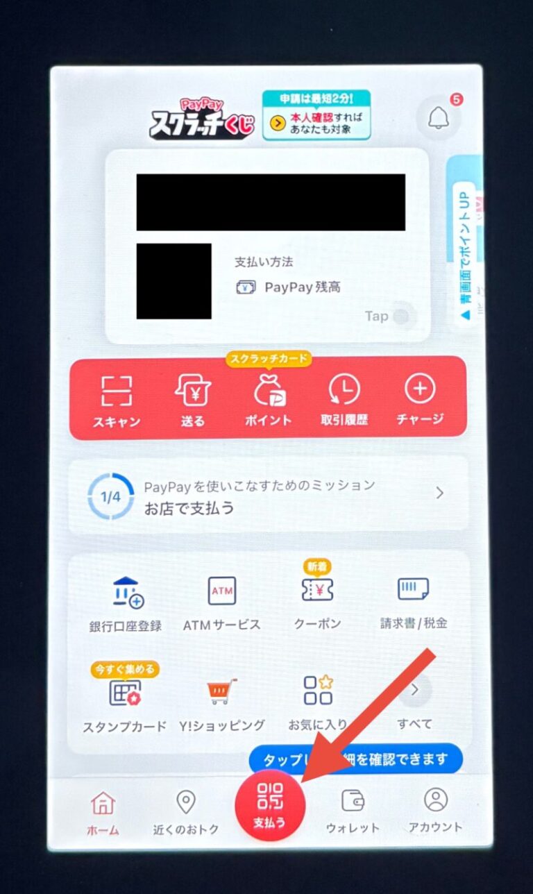iPadminiでPayPayを使う方法！手順と銀行口座登録方法を解説